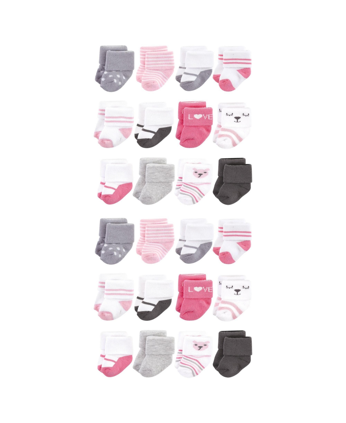 Click here for Hudson Baby Baby Boys Hudson 24Pk Terry Socks - Be... prices