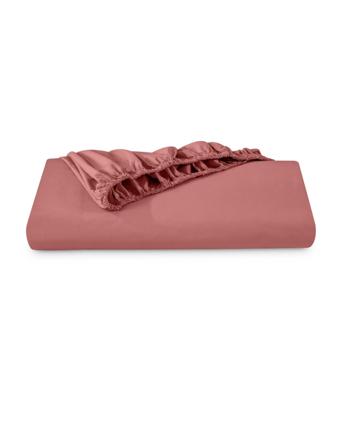 Click here for Bare Home Percale Fitted Sheet - Dusty rose prices