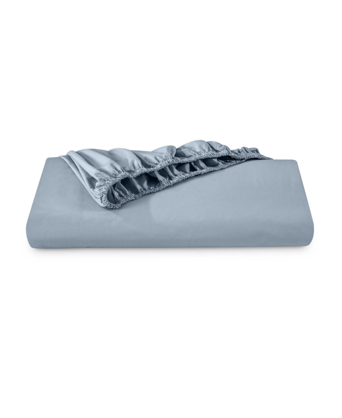 Click here for Bare Home Percale Fitted Sheet - Dusty blue prices