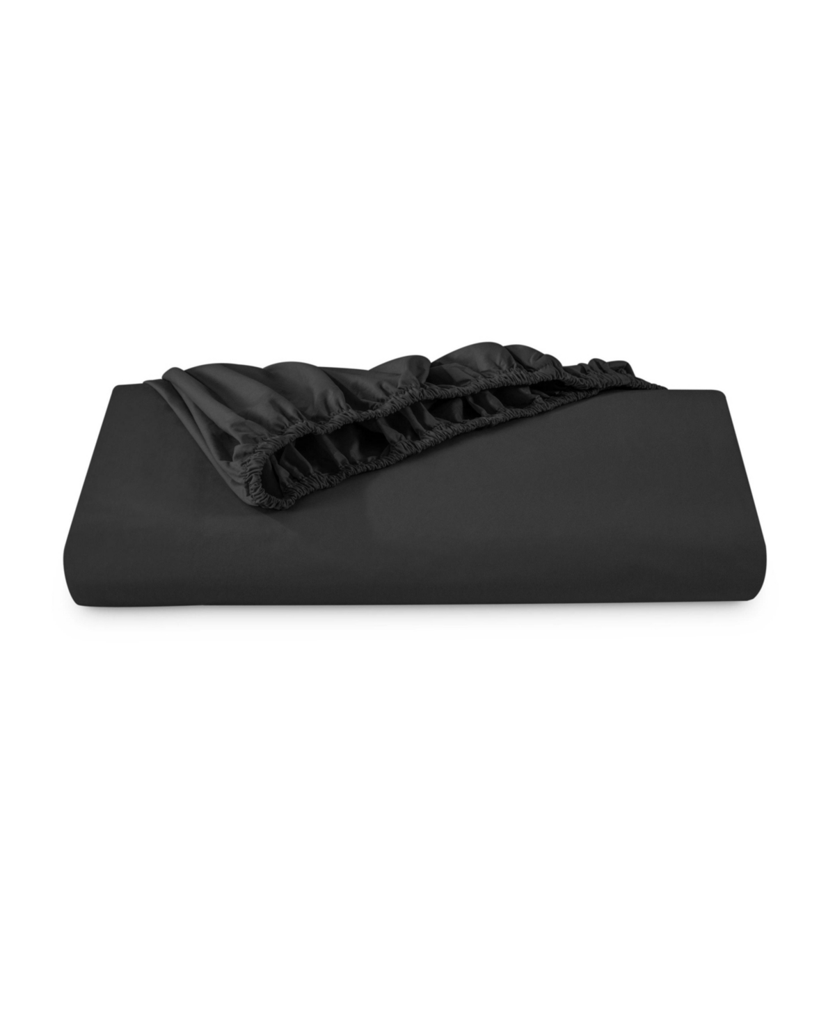 Click here for Bare Home Percale Fitted Sheet - Black prices
