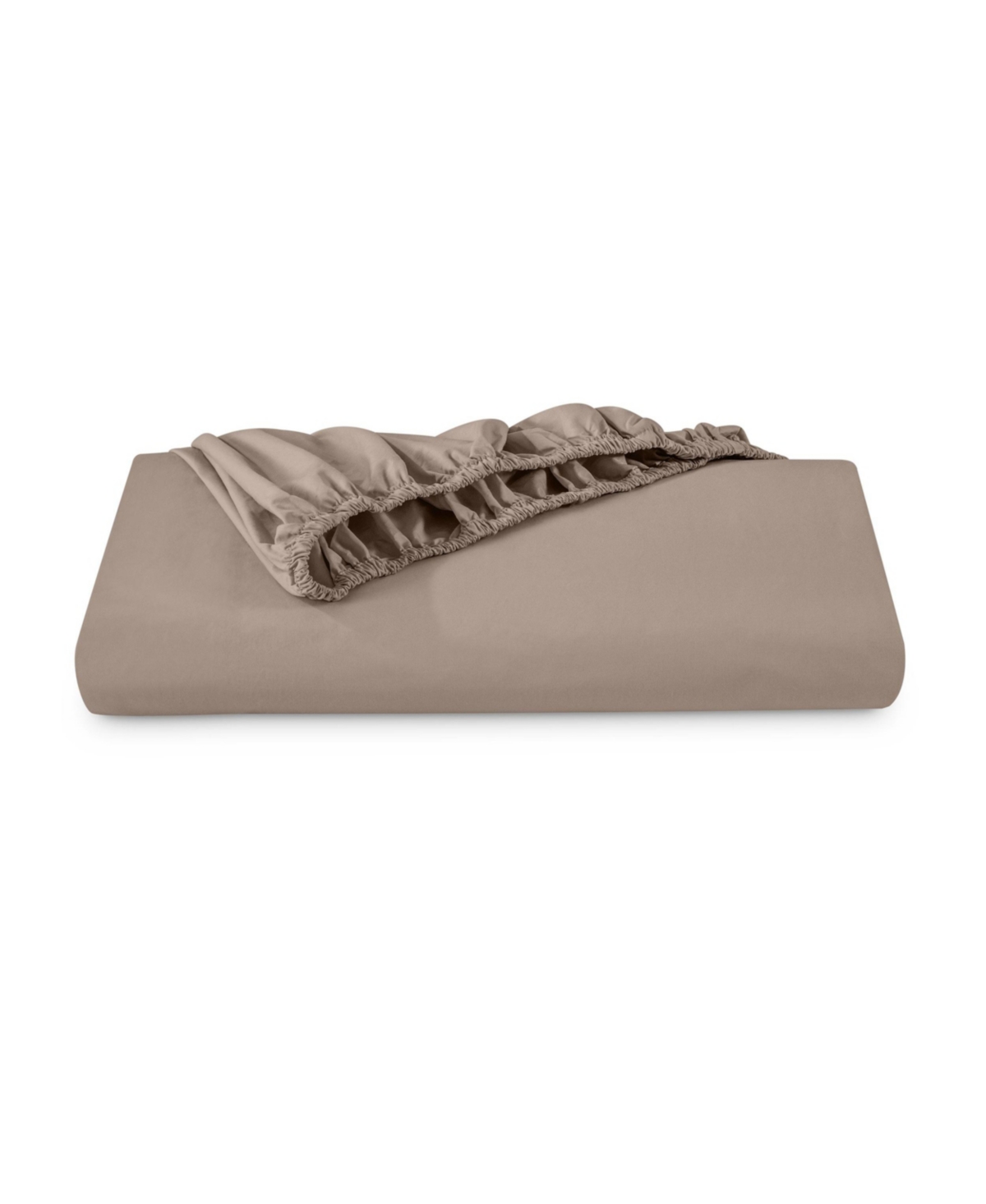 Click here for Bare Home Percale Fitted Sheet - Taupe prices