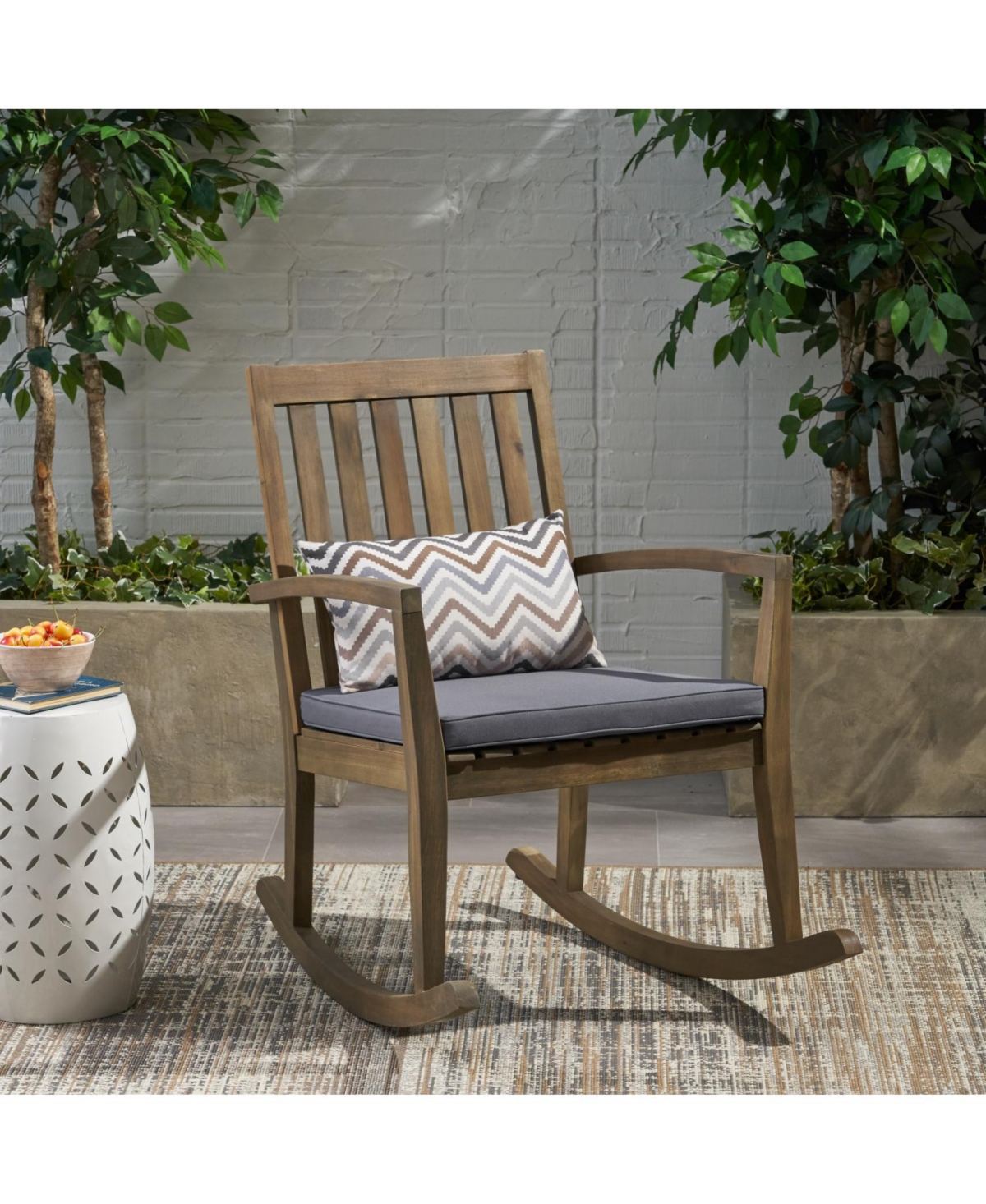 Click here for Streamdale Cozy and Comfortable Acacia Wood Rockin... prices