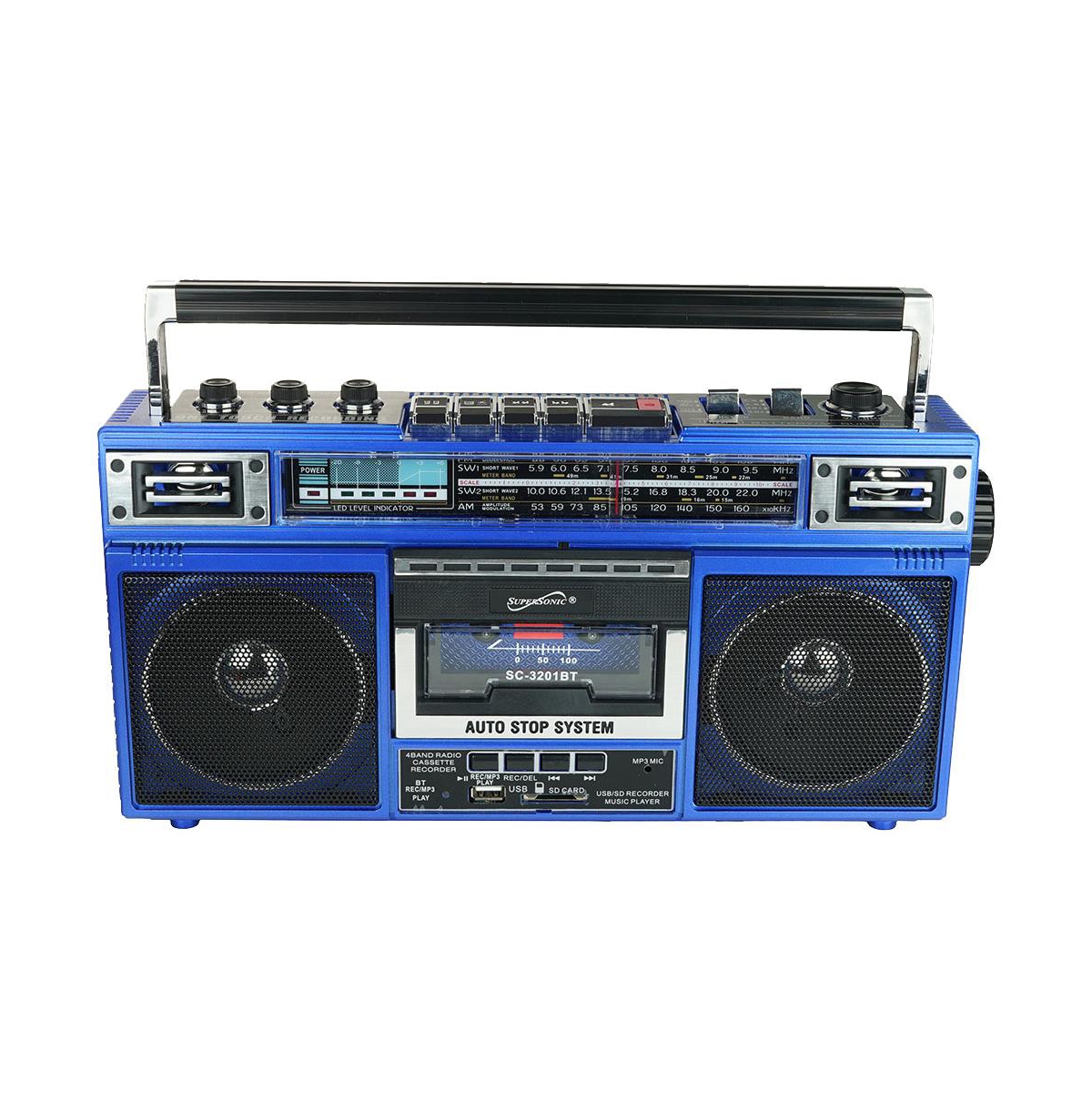 Click here for Retro 4-Band Radio and Cassette Player with Blueto... prices