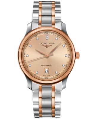 Longines Women's Swiss Automatic The Longines Master Collection Diamond ...