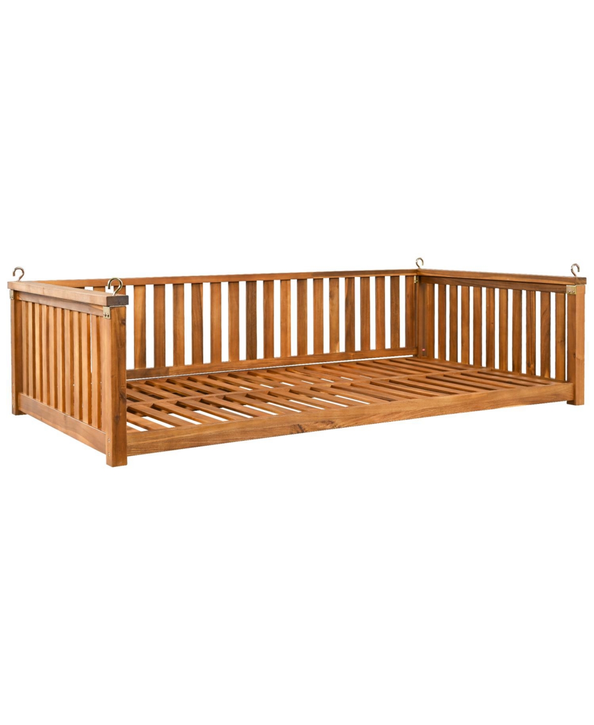 Click here for Streamdale Minimalist Twin Teak Garden Swing Bed... prices