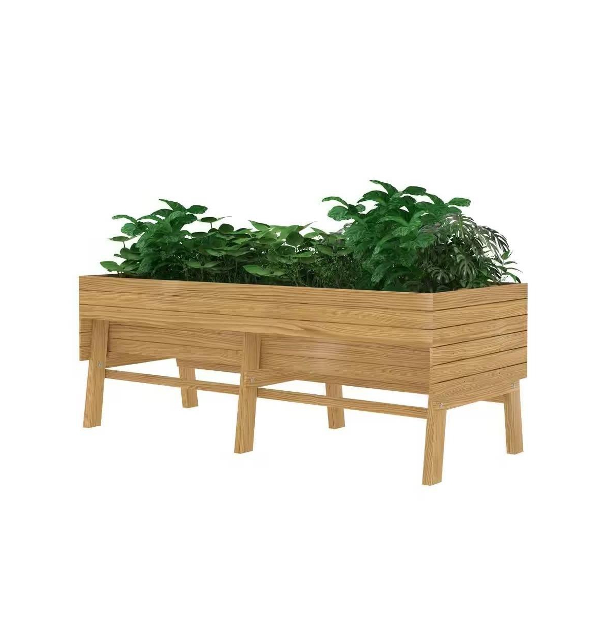 Click here for Outdoor Modern Cedar Wood Raised Garden Bed Plante... prices