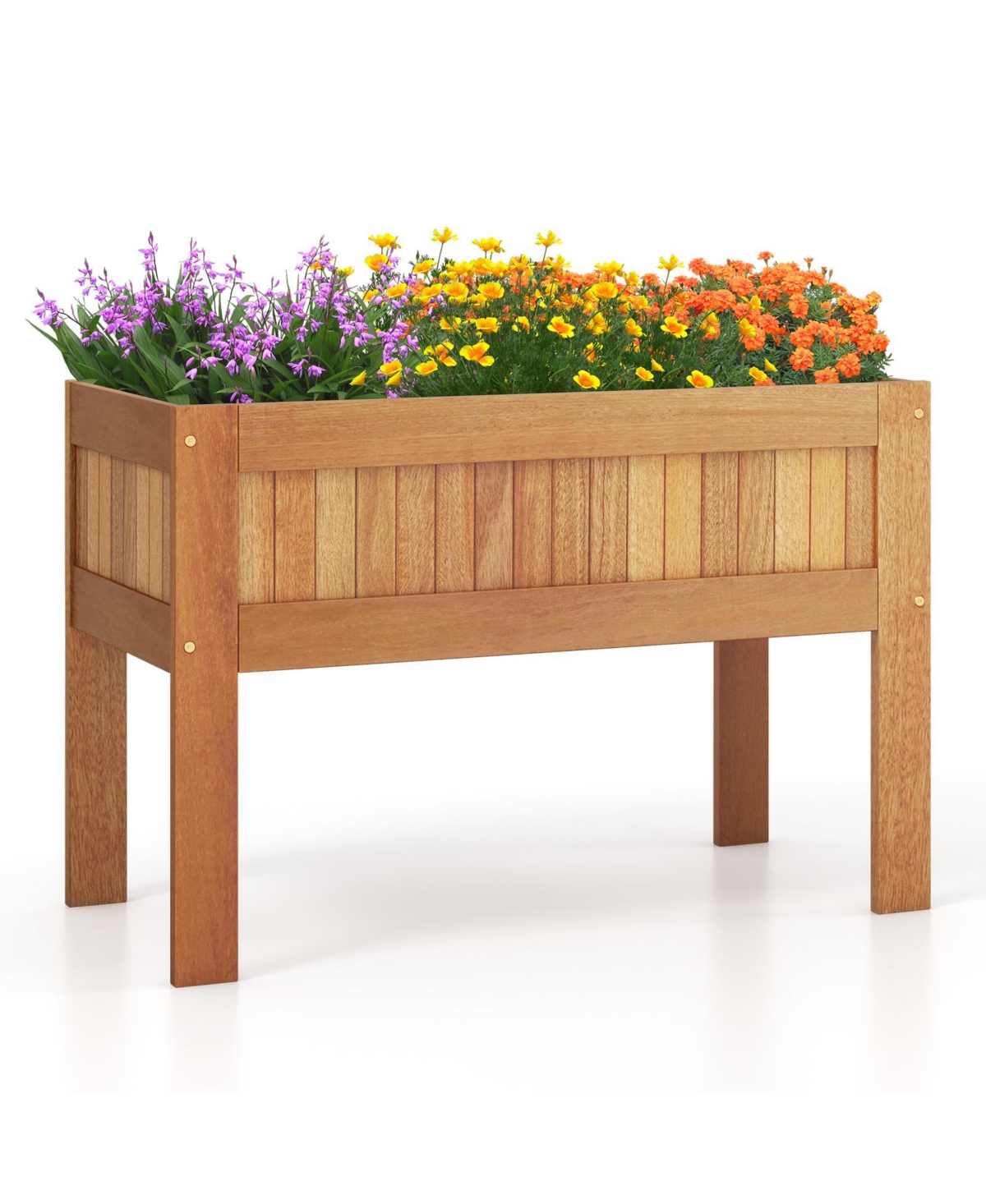 Click here for Wooden Raised Garden Bed Solid Wood Elevated Plant... prices