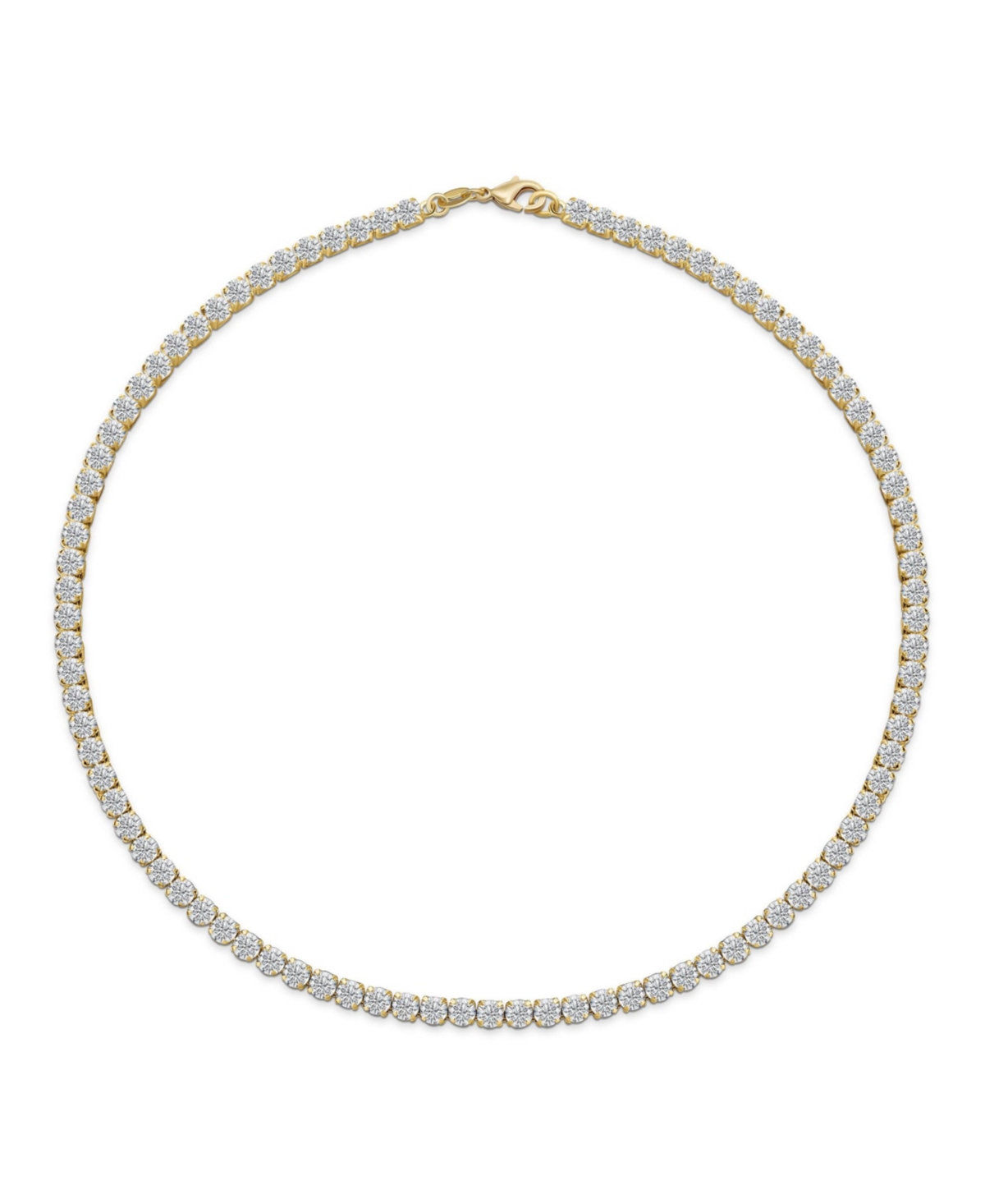 Click here for Bling Jewelry Classic Collar Necklace with Cz Roun... prices