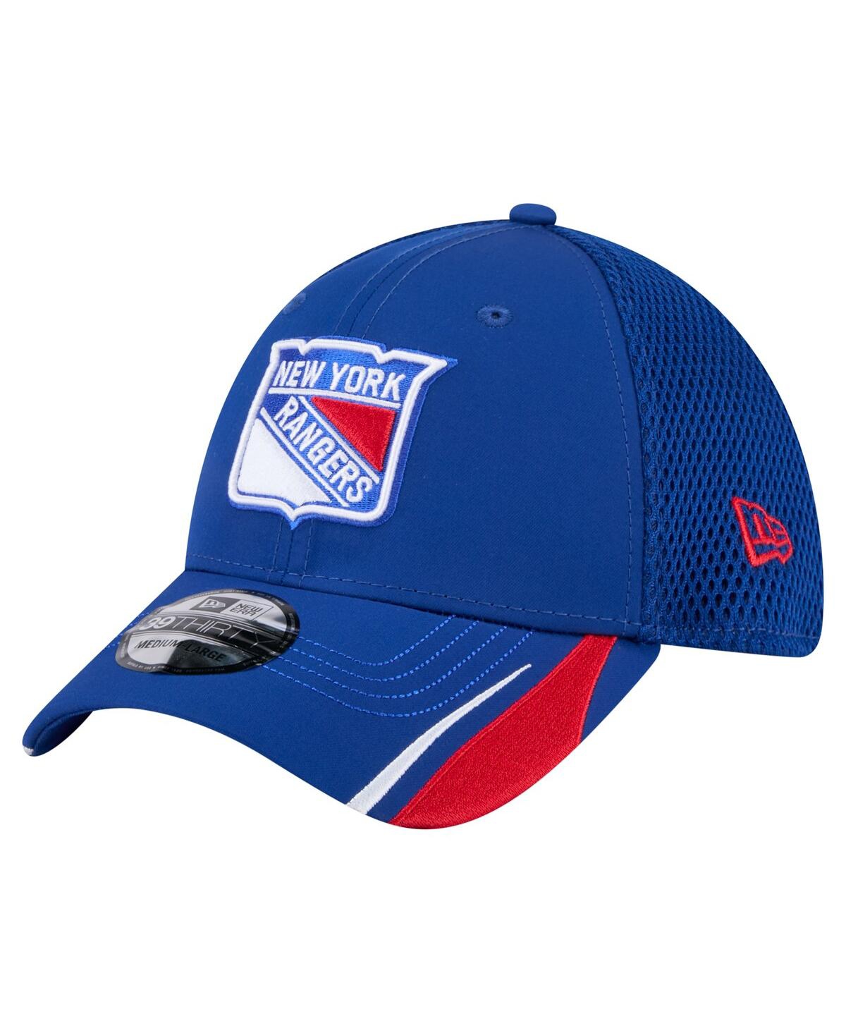Click here for New Era Mens Blue New York Rangers Linear Featherw... prices