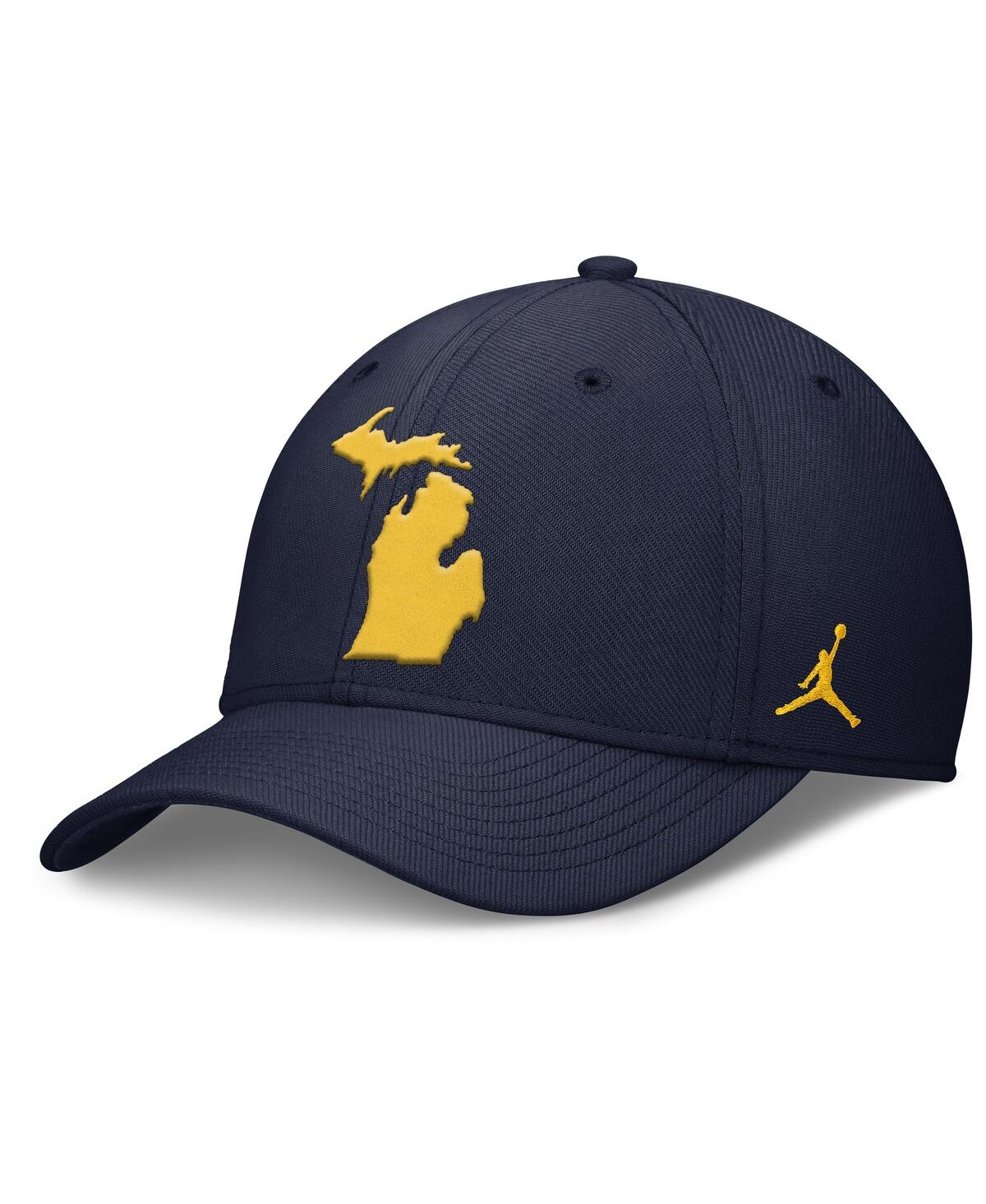 Click here for Jordan Mens Navy Michigan Wolverines Local Swoosh... prices