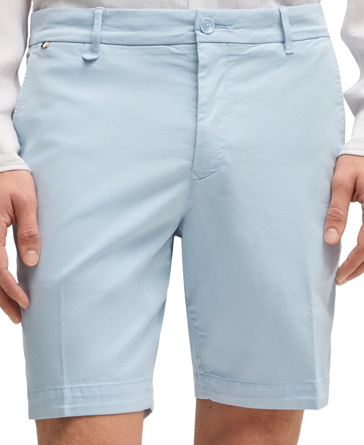 Click here for Boss by Hugo Boss Mens Cotton-Twill Slim-Fit Short... prices