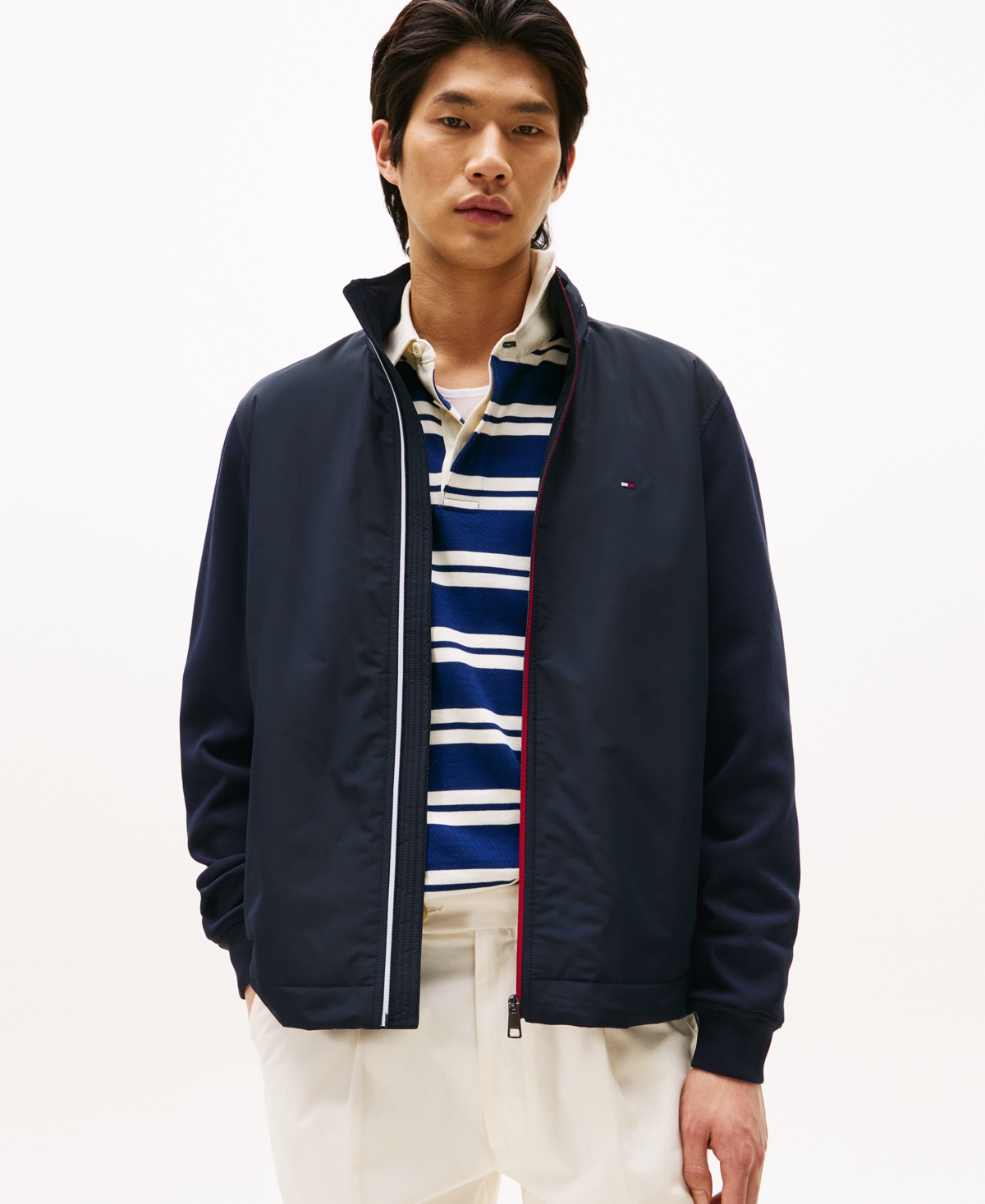 Click here for Tommy Hilfiger Mens Relaxed Fit Mixed Media Harrin... prices
