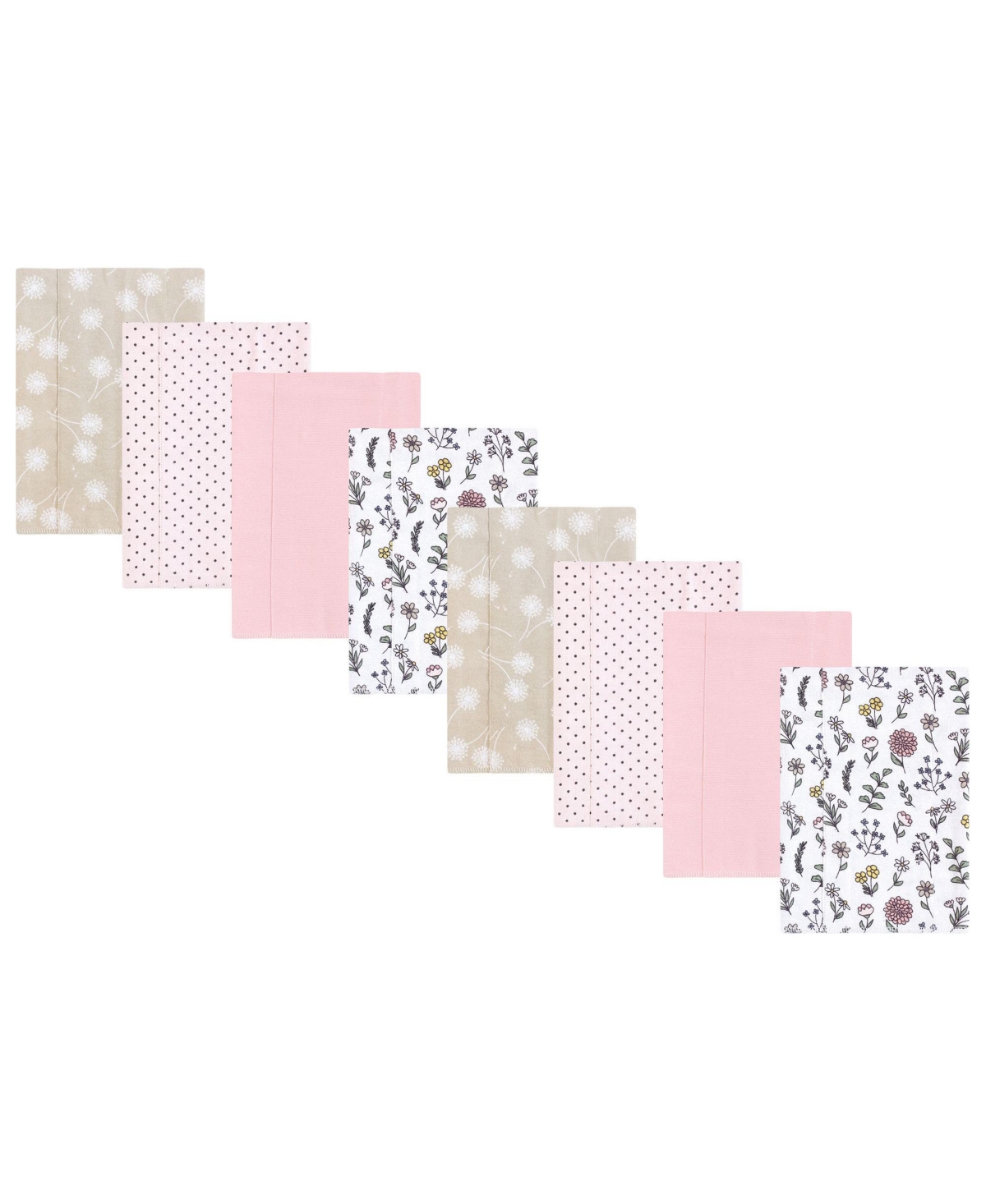 Click here for Hudson Baby Girls Flannel Burp Cloths - Medallion... prices