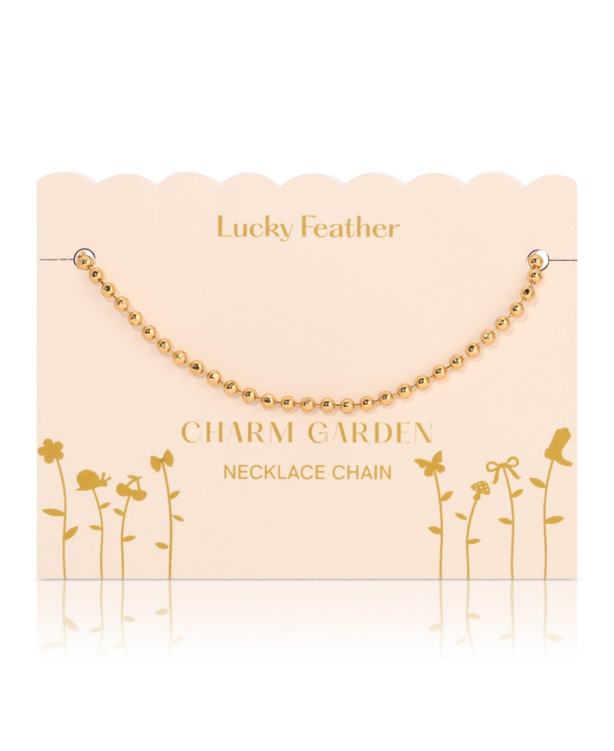 Click here for Lucky Feather Charm Garden - Gold - Necklace Chain prices