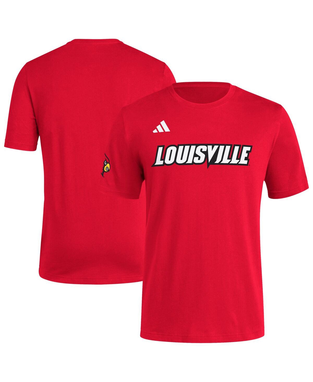 Click here for Adidas Mens Red Louisville Cardinals Fresh Wordmar... prices