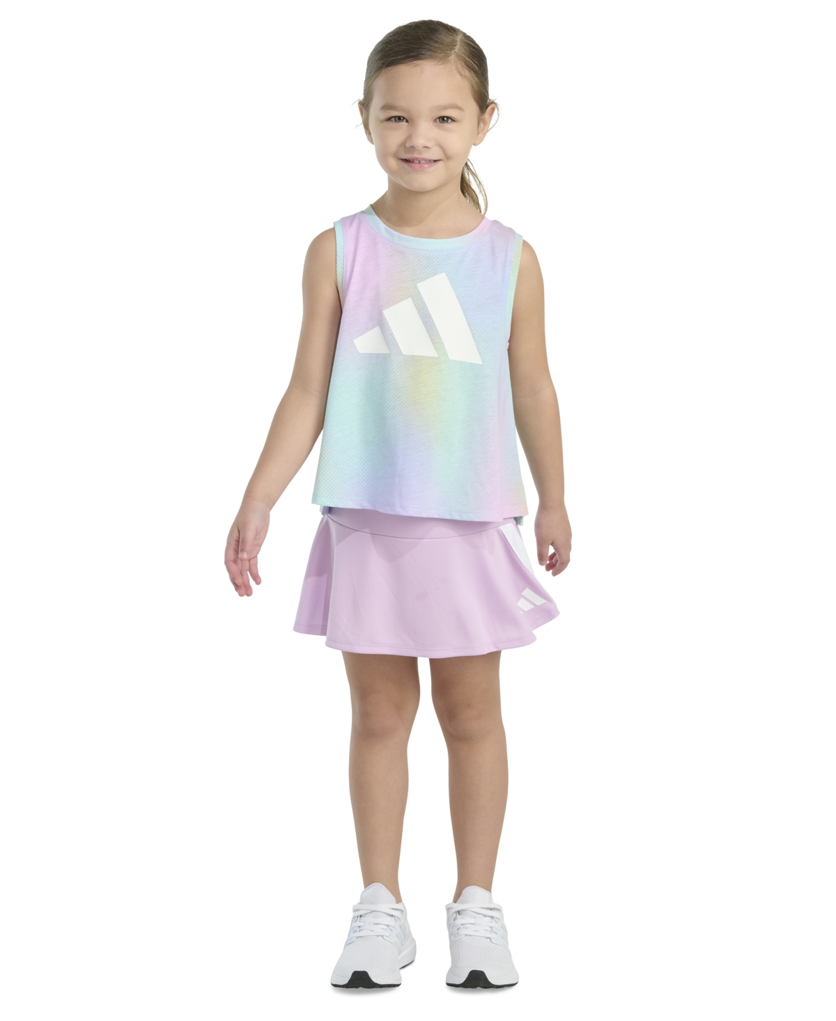 Click here for adidas Toddler and Little Girls 2-Piece Printed Ta... prices
