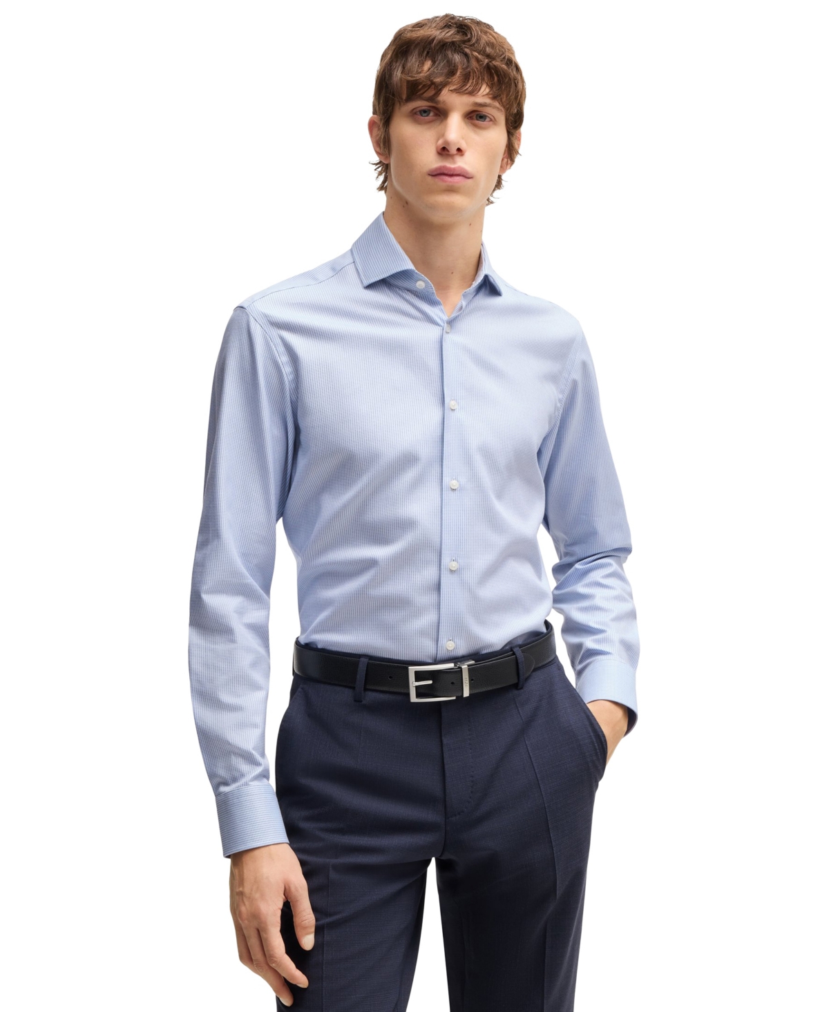 Click here for Boss by Hugo Boss Mens Regular-Fit Dress Shirt - O... prices