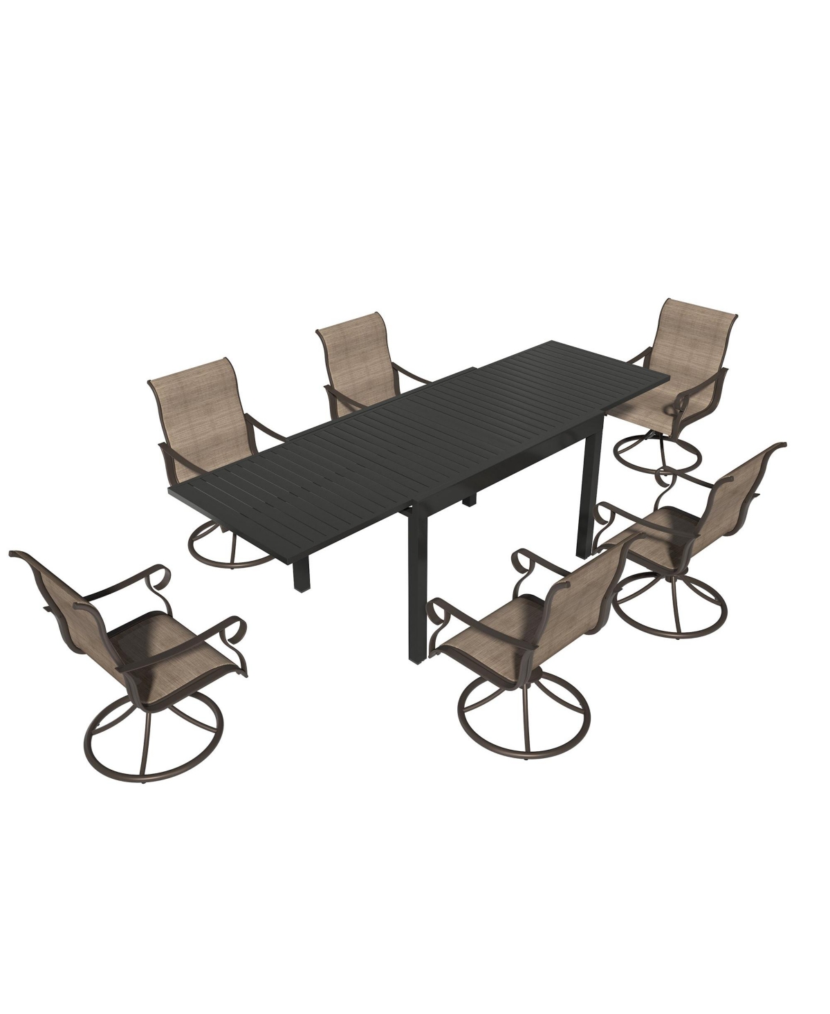 Click here for 7-Piece Outdoor Dining Set with Aluminum Extendabl... prices