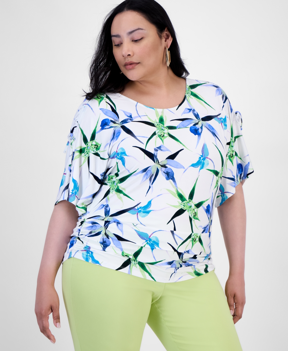 Click here for I.n.c. International Concepts Plus Size Printed Ru... prices