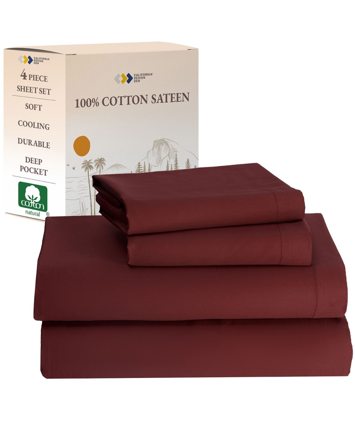 Click here for Soft 100 Cotton Sheets Set - Cooling Durable Satee... prices
