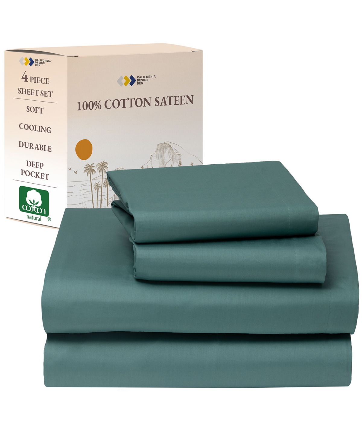 Click here for Soft 100 Cotton Sheets Set - Cooling Durable Satee... prices