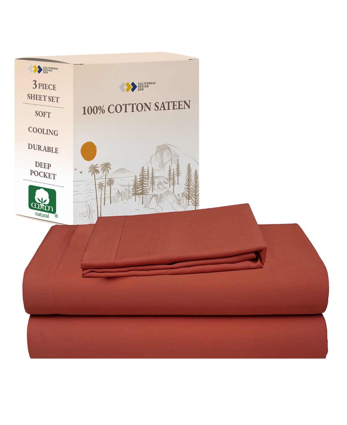 Click here for Soft 100 Cotton Sheets Set - Cooling Durable Satee... prices