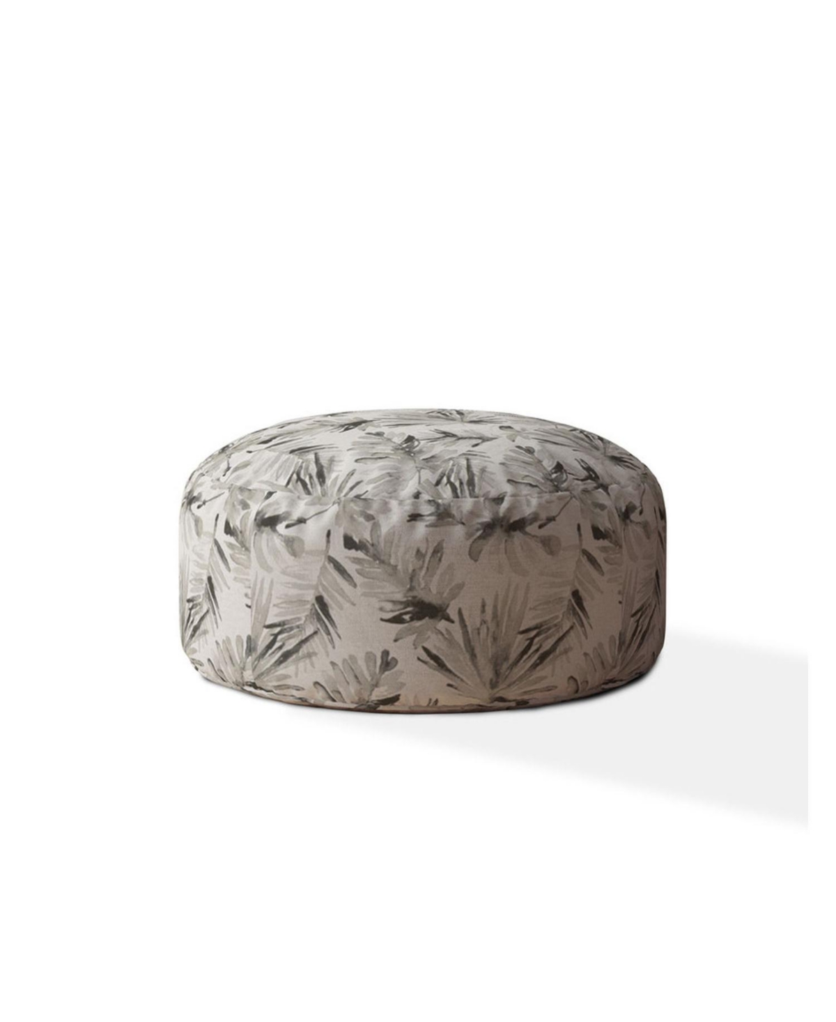 Click here for Cotton Round Floral Pouf Ottoman – Cozy and... prices