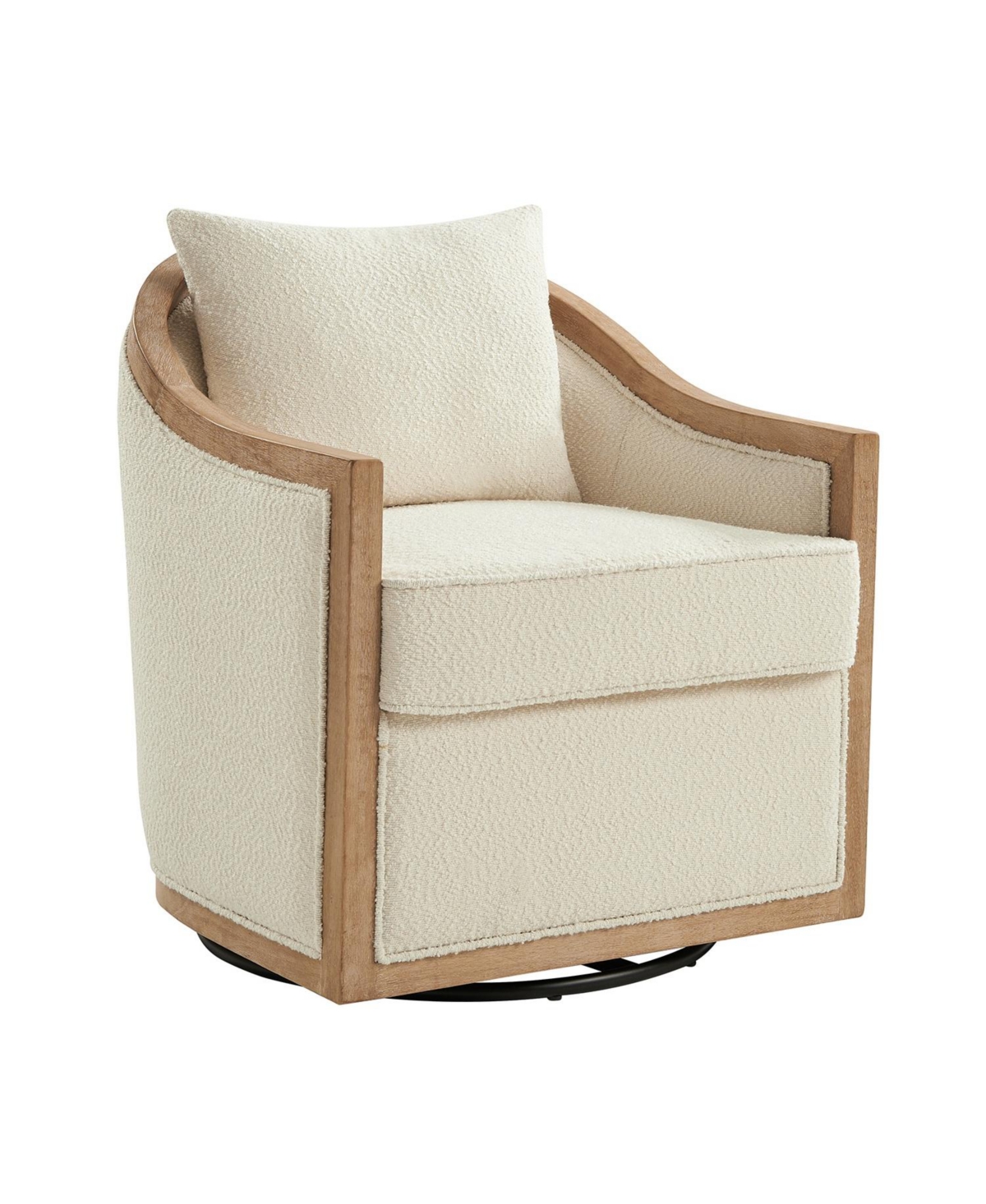 Click here for Zacharie Farmhouse Rattan Solid Wood Armchair - Iv... prices