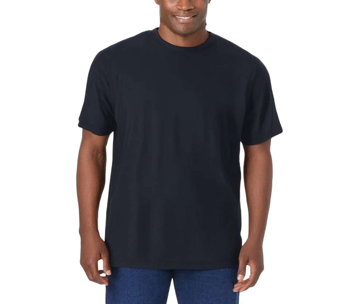 Click here for KingSize Mens Lightweight Stretch Mesh Pique Crewn... prices