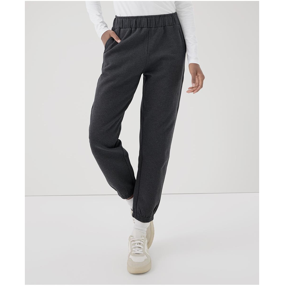 Click here for Pact Womens Organic Cotton Cloud Brushed Fleece Sw... prices