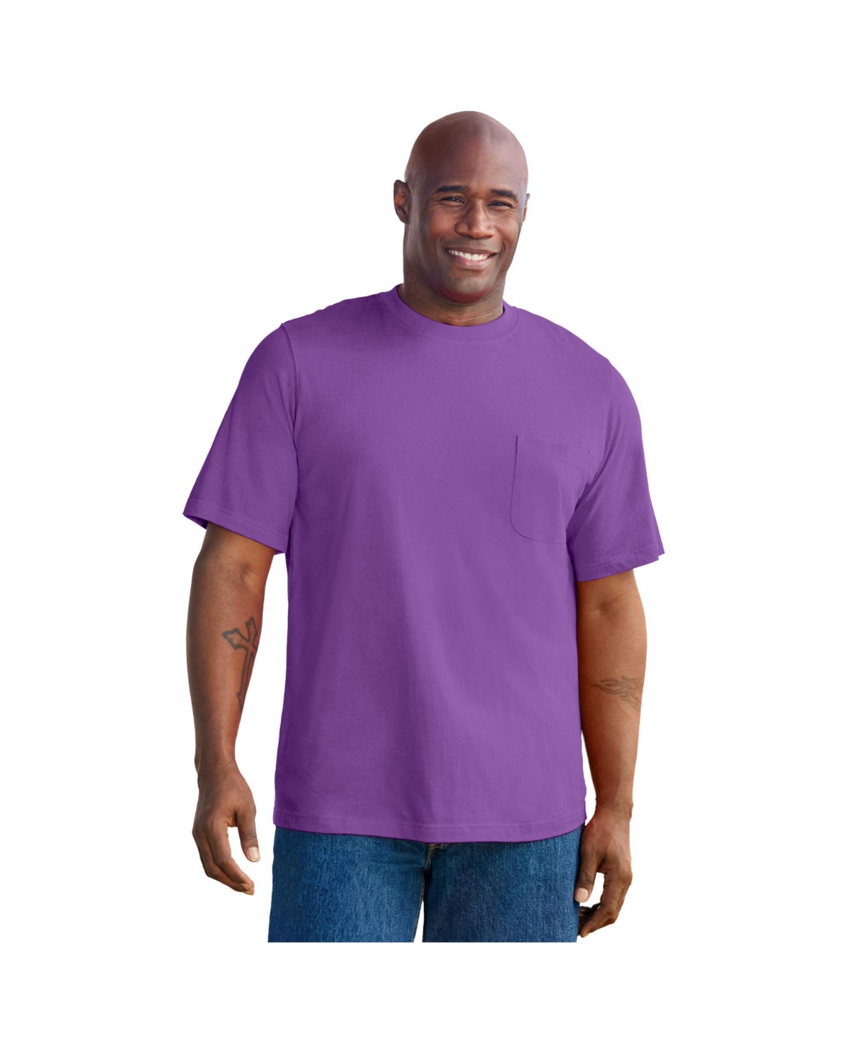 Click here for KingSize Big & Tall The Ultra-Light Comfort Tee -... prices