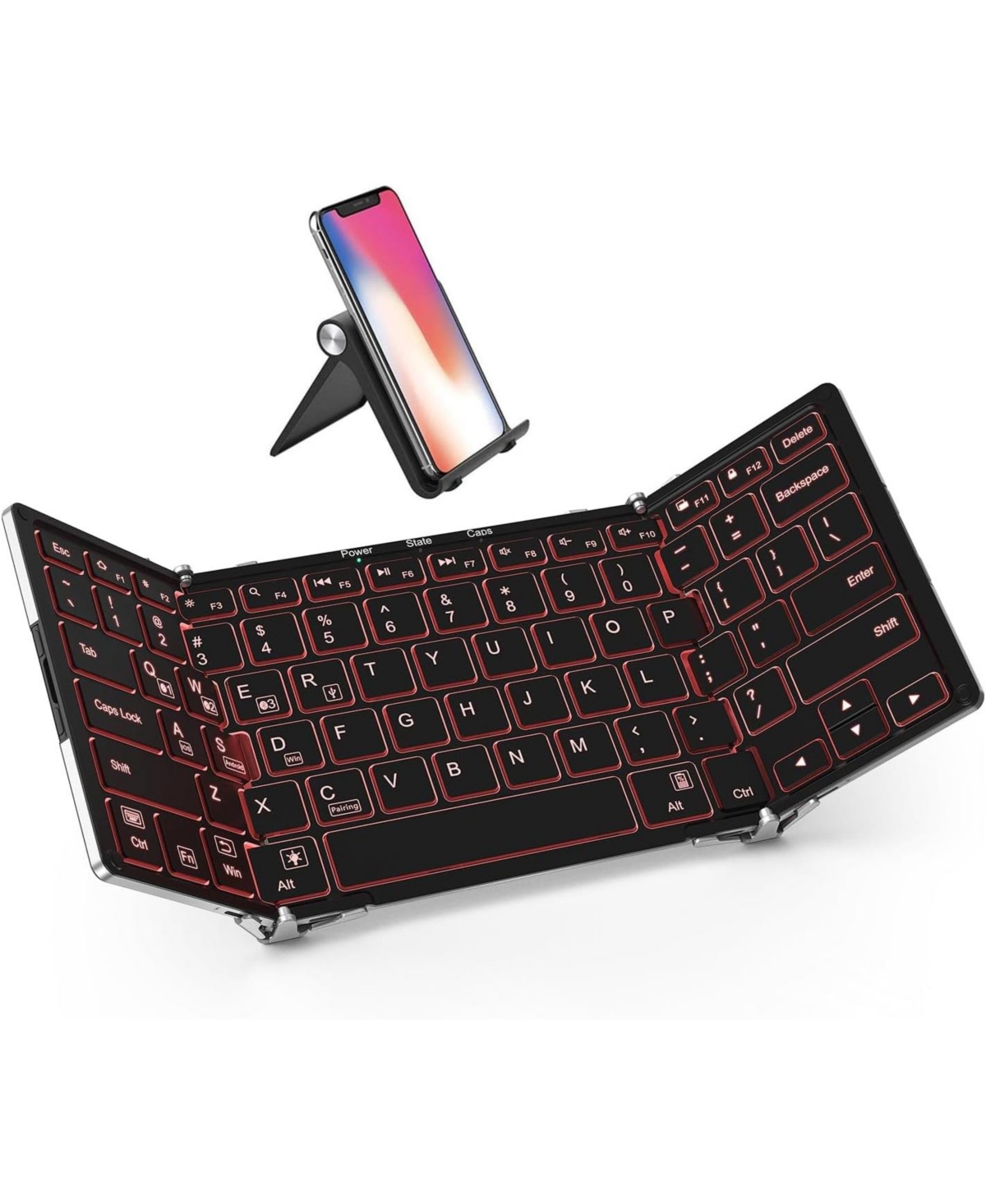 Click here for Backlit Foldable Keyboard  BK05 Wireless Folding K... prices