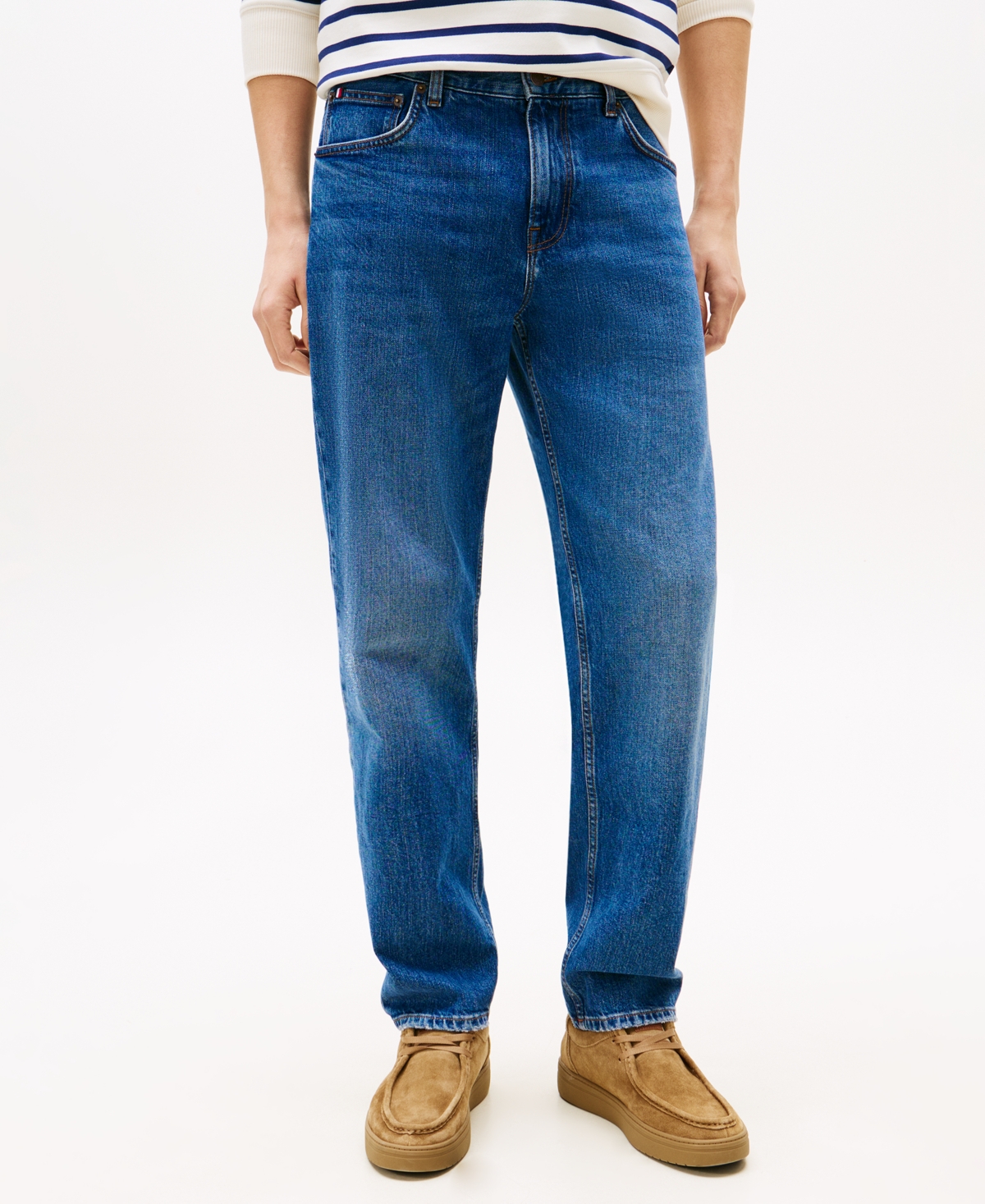 Click here for Tommy Hilfiger Mens Slim-Straight Denton Jeans - M... prices