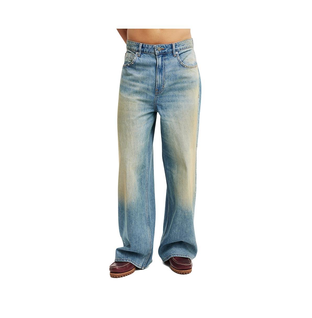 Click here for Cotton On Mens Super Baggy Jean - Studded desert b... prices