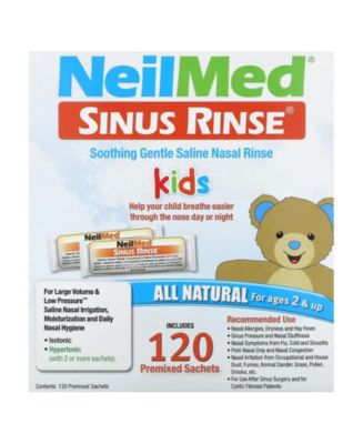 NeilMed Neil Med Sinus Rinse Pediatric Packets, Premixed 120/box - Macy's