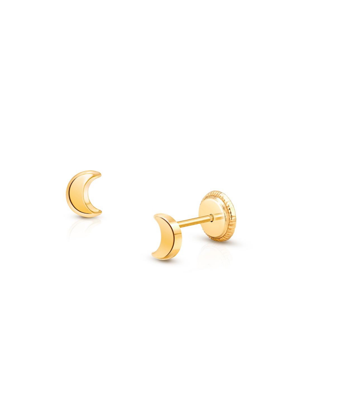 Click here for Tiny Blessings Childrens 14K Gold Moonlight Studs... prices