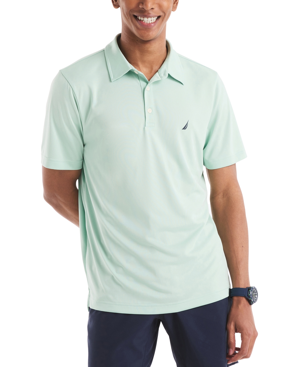 Click here for Nautica Mens Classic-Fit Performance Polo Shirt -... prices