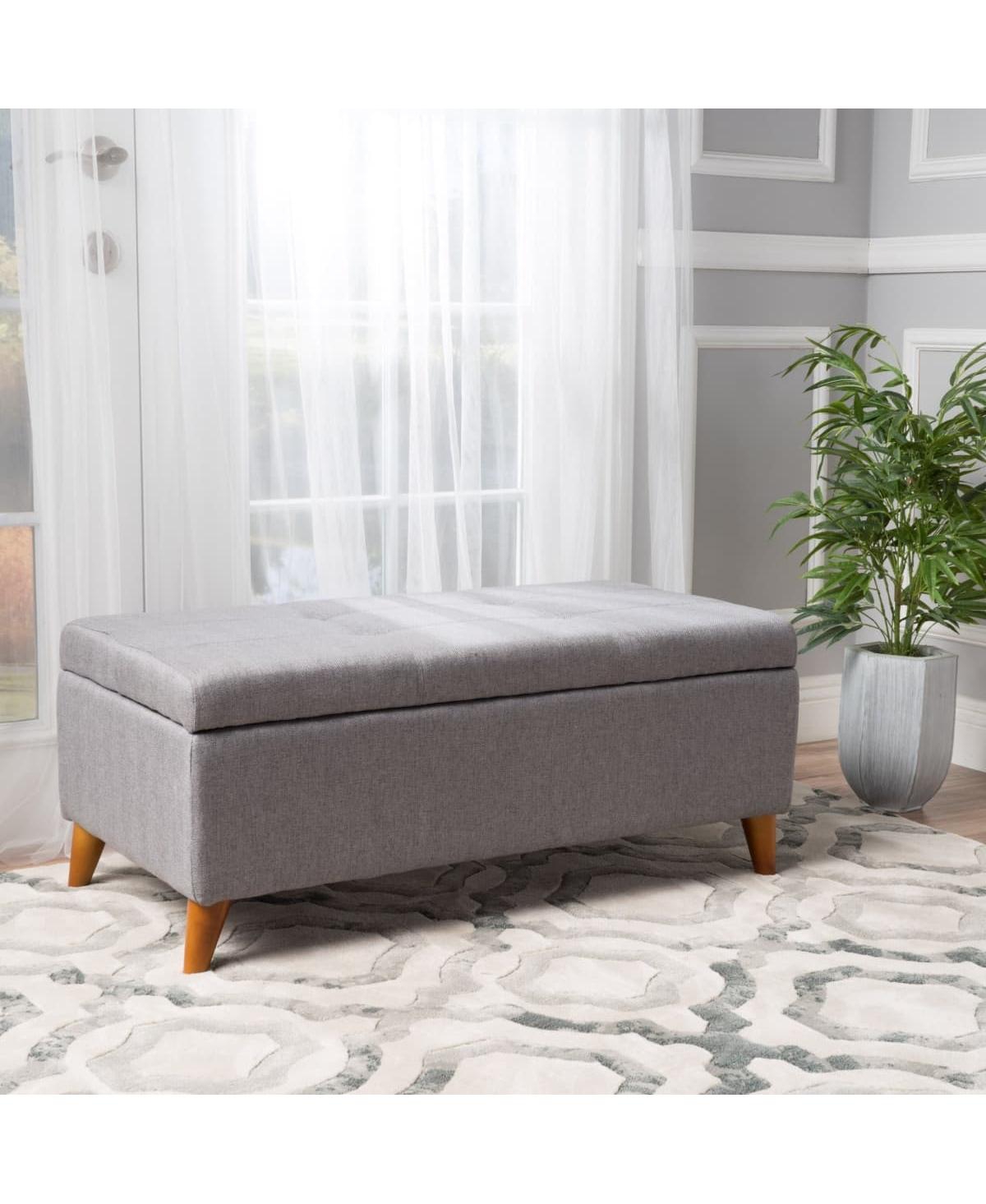 Click here for Upholstered Storage Ottoman Bench with Lift-Top  P... prices