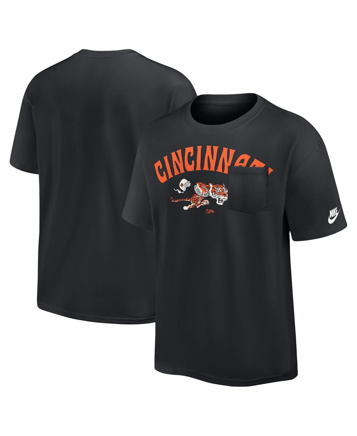 Click here for Nike Mens Black Cincinnati Bengals Rewind Heavy Ma... prices