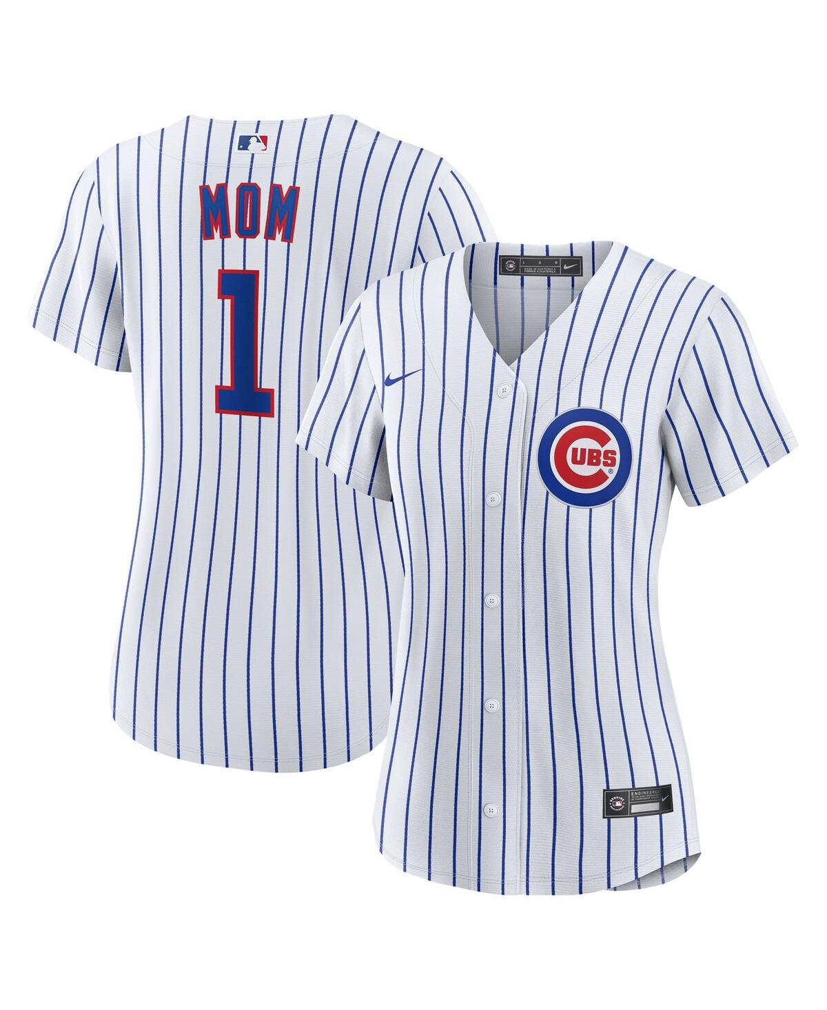 Click here for Nike WomensÂ White Chicago Cubs 1 Mom Home Replica... prices