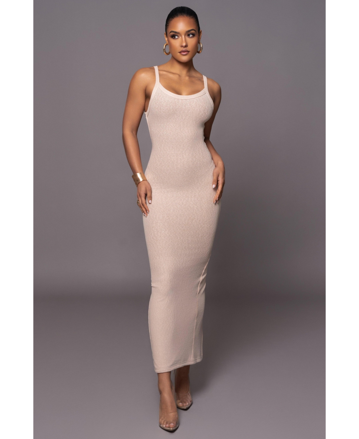Click here for Jluxlabel Womens Back To You Maxi Dress - Beige prices