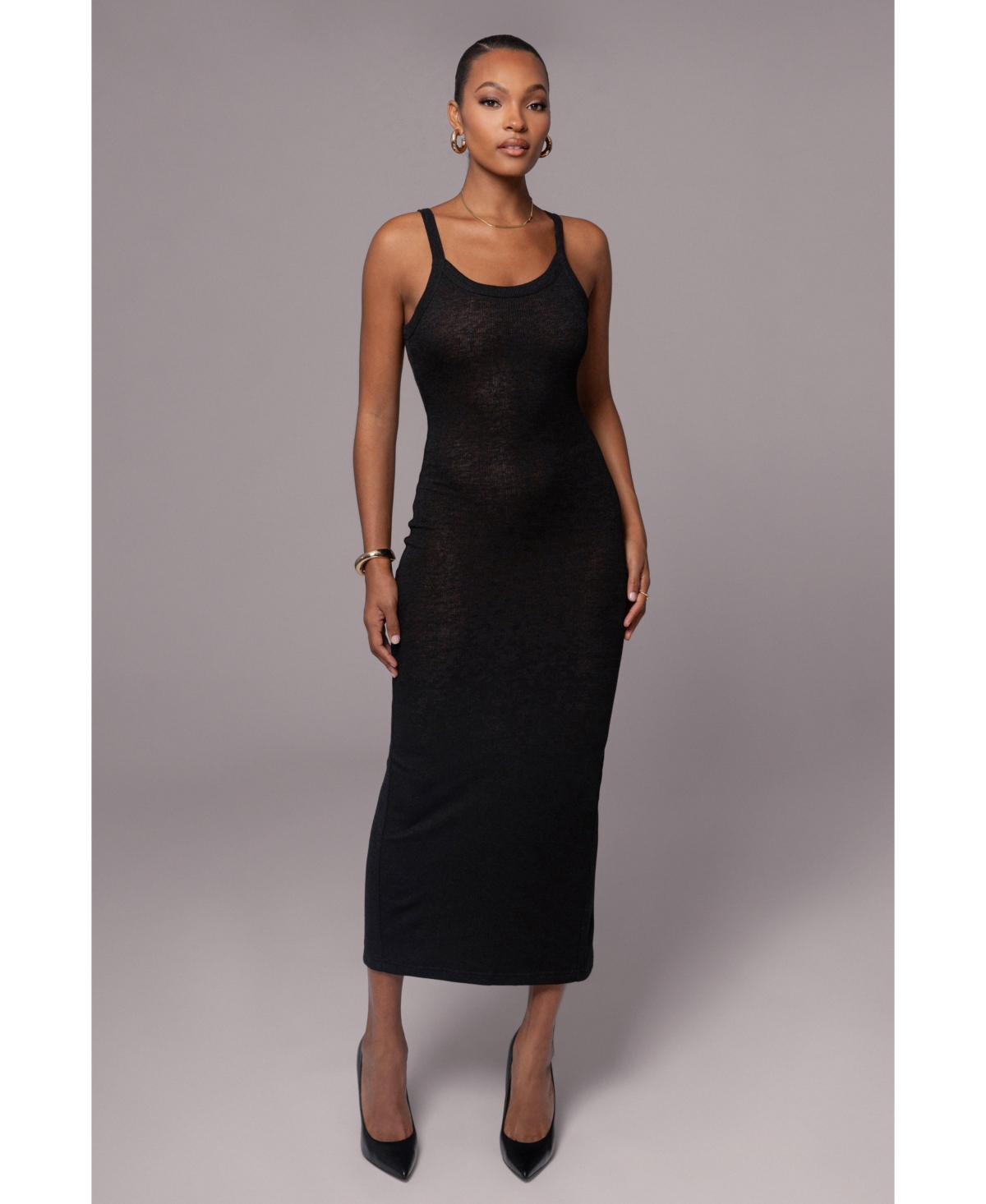 Click here for Jluxlabel Womens Back To You Maxi Dress - Black prices