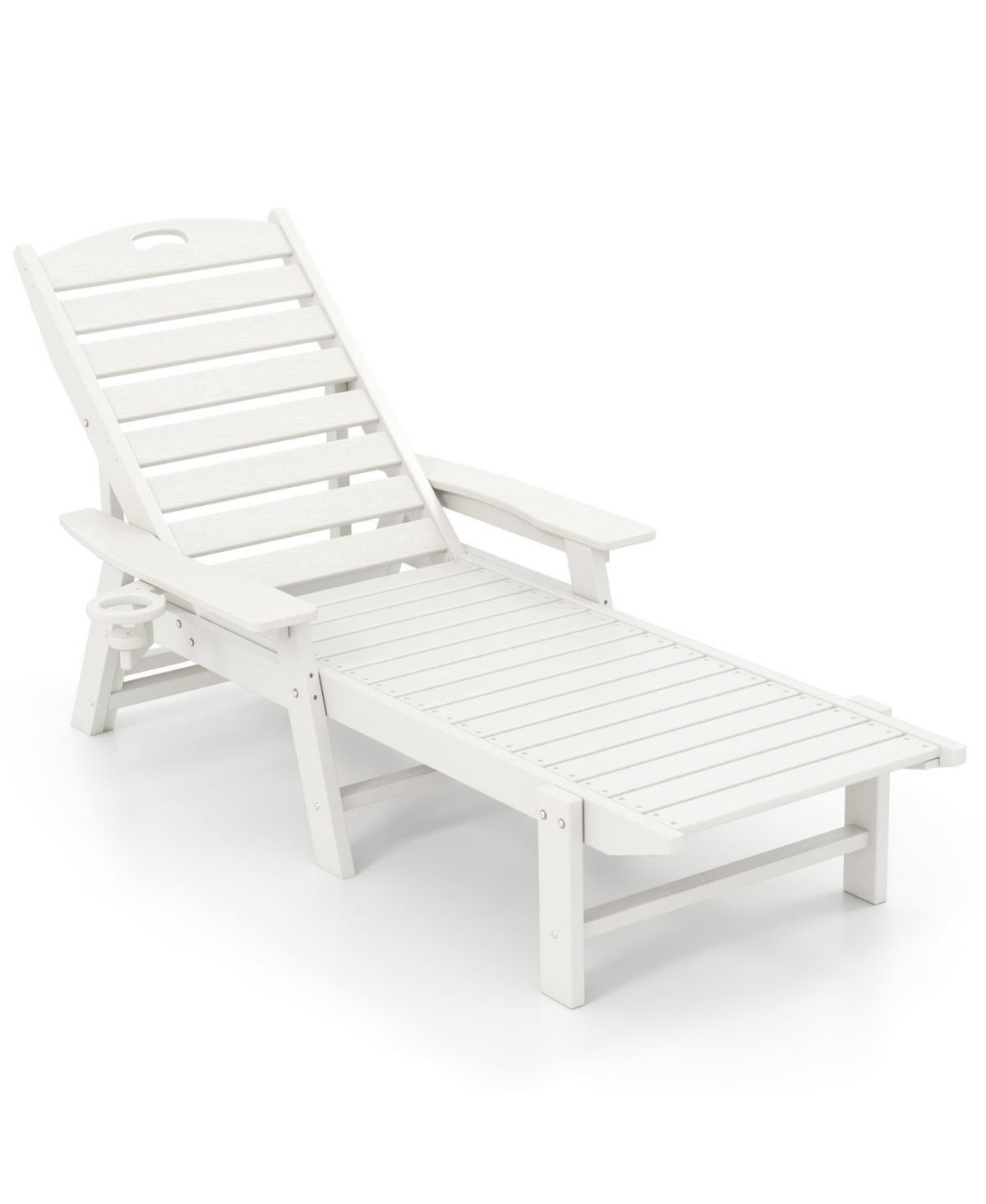 Click here for Patio Chaise Lounge Chair with 4 Position Backrest... prices