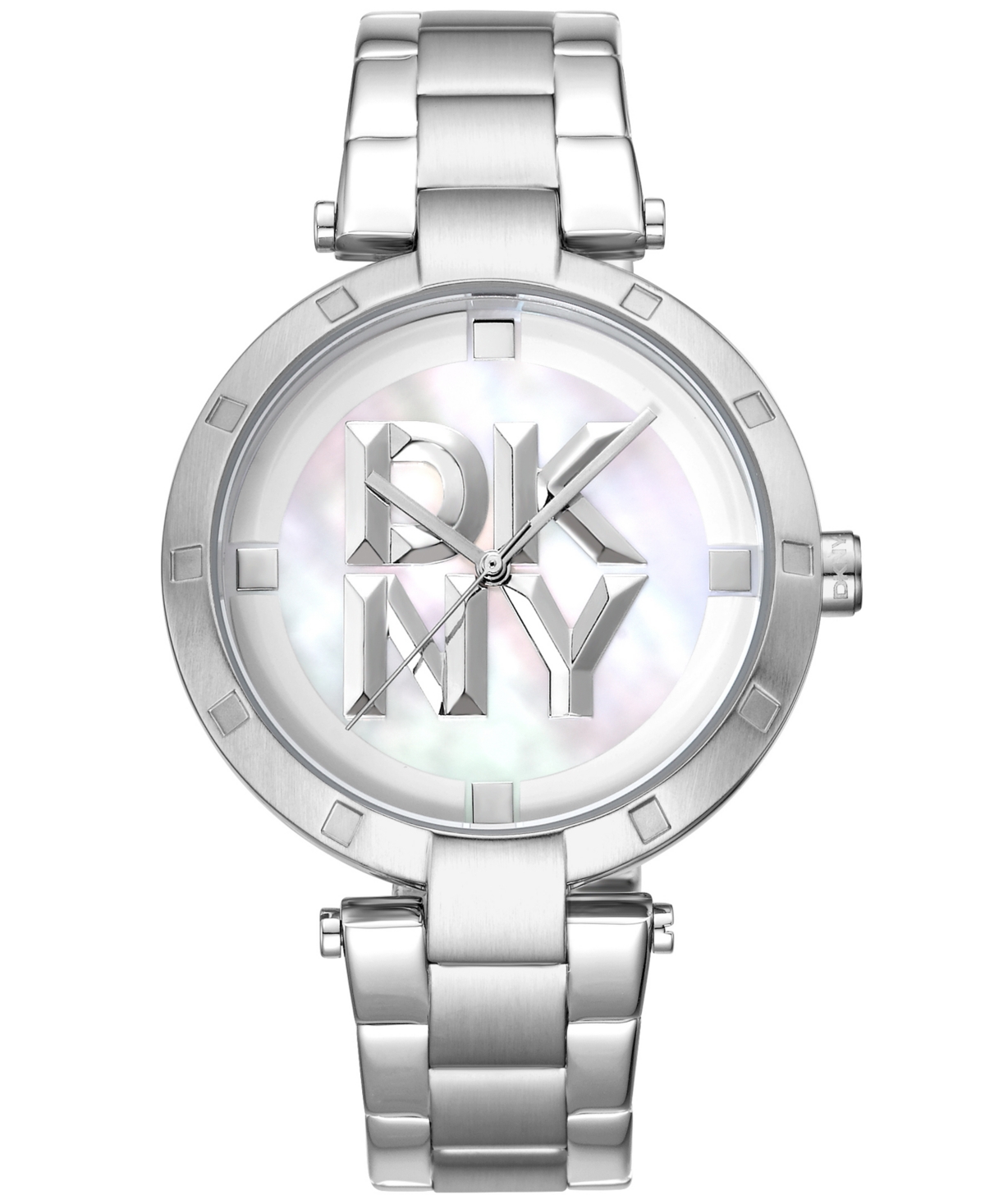 Click here for Dkny Womens Essential Logo Stainless Steel Bracele... prices