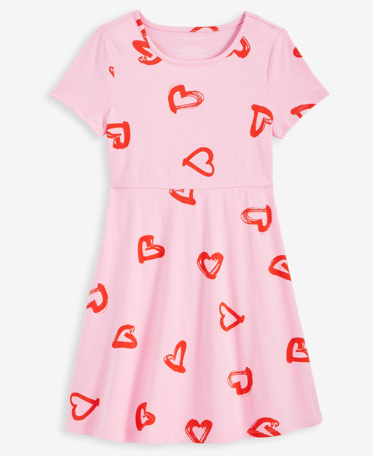 Click here for Epic Threads Little & Big Girls Heart-Print Skater... prices