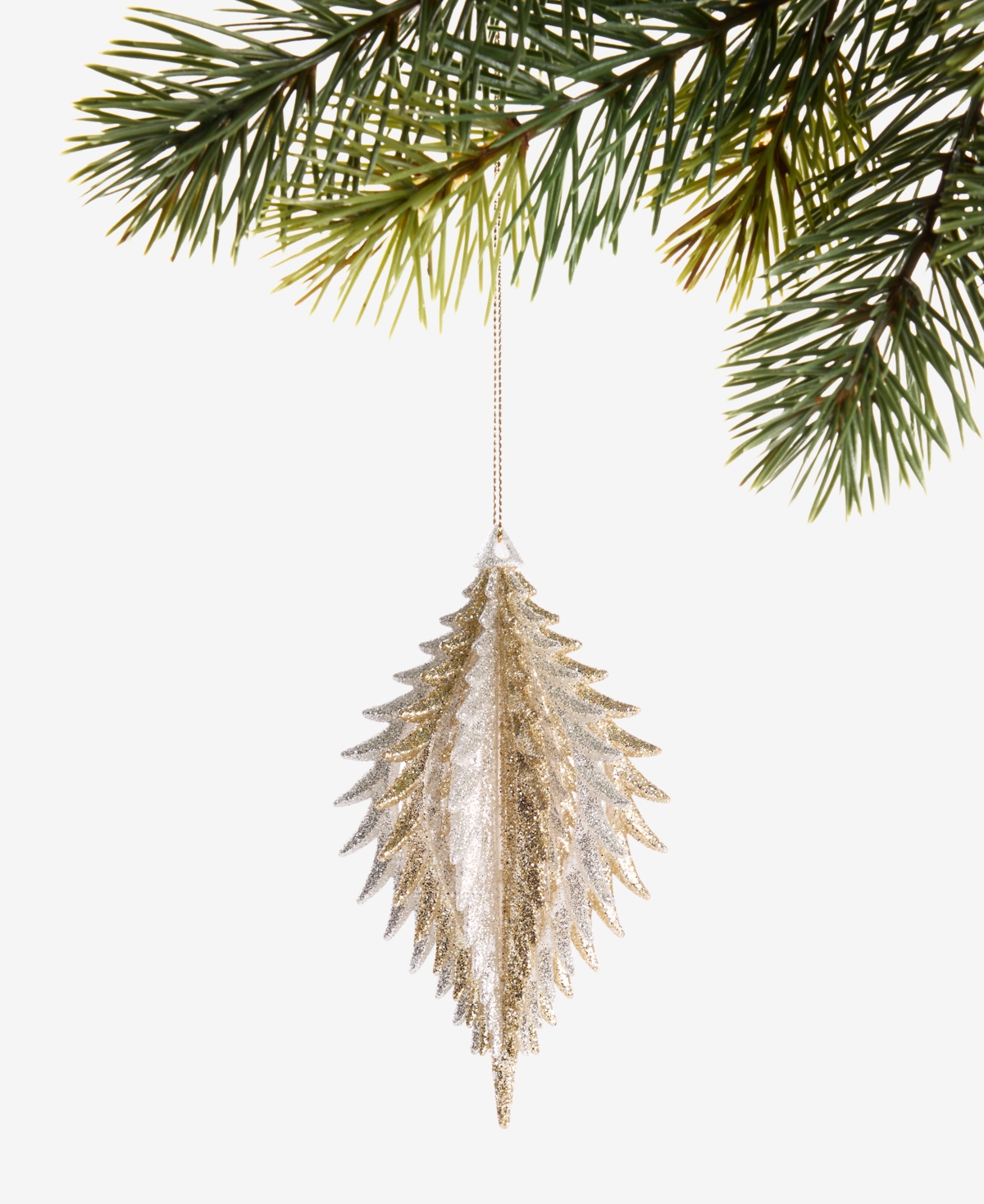 Click here for Holiday Lane Christmas Glitters Pine Cone Drop Orn... prices