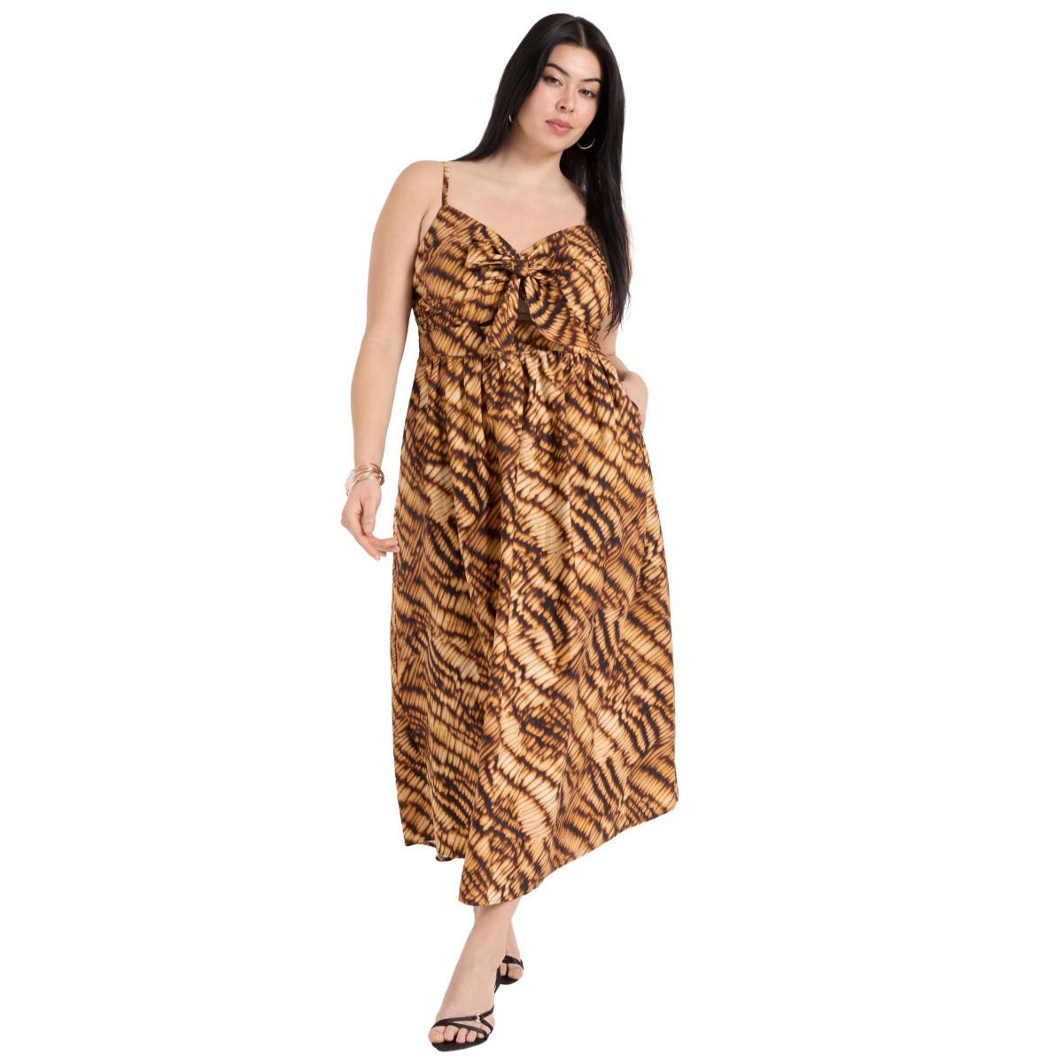 Click here for June + Vie Plus Size June + Vie Bow-Detailed Midi... prices