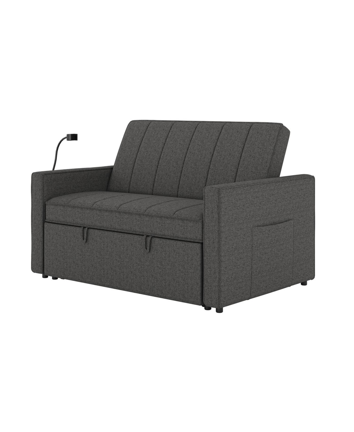 Click here for Duncan Modern Channel Tufted Upholstered Sleeper S... prices