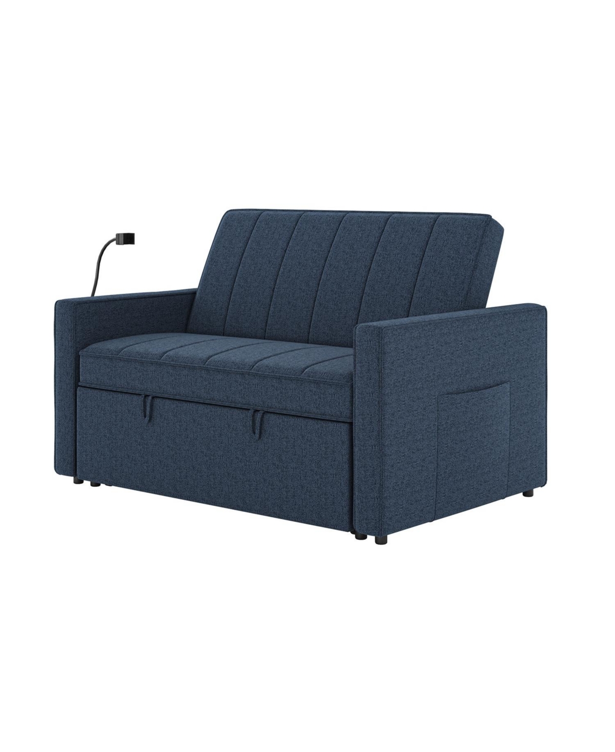 Click here for Duncan Modern Channel Tufted Upholstered Sleeper S... prices