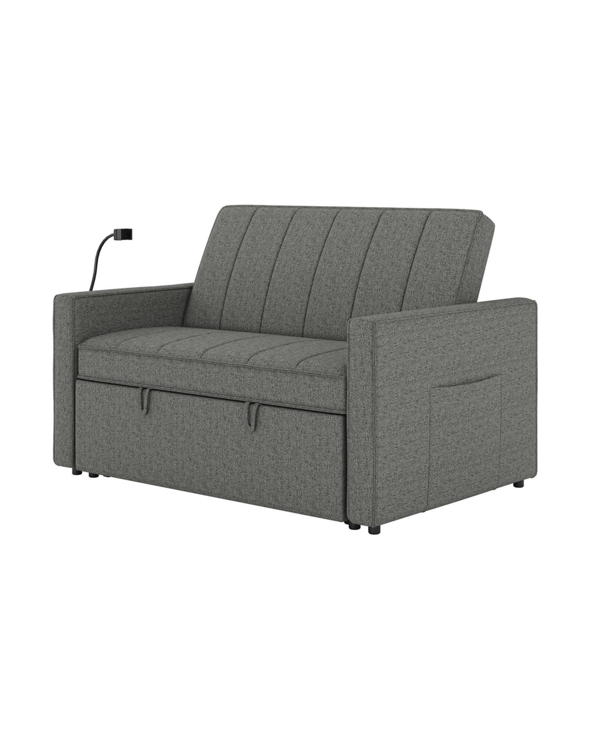 Click here for Duncan Modern Channel Tufted Upholstered Sleeper S... prices